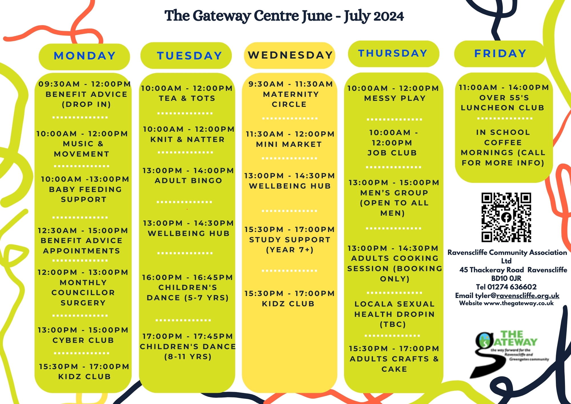 Activities at The Gateway Community Centre - The Gateway Centre