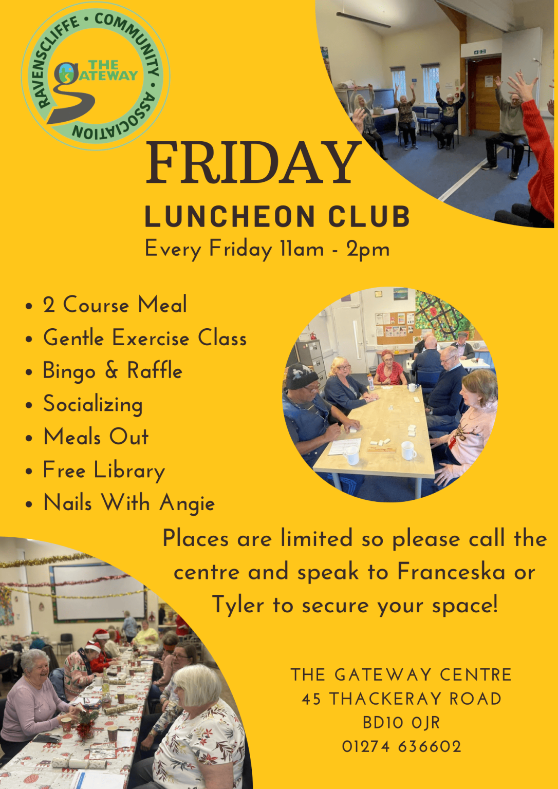 Friday Luncheon Club! - The Gateway Centre